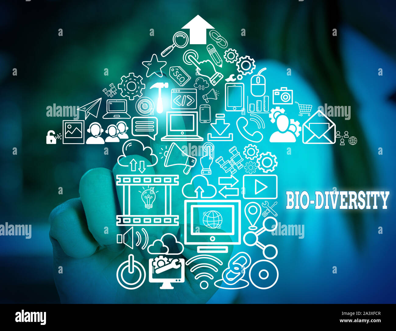 Word writing text Bio Diversity. Business photo showcasing Variety of ... Word writing text Bio Diversity. Business photo showcasing Variety of ...