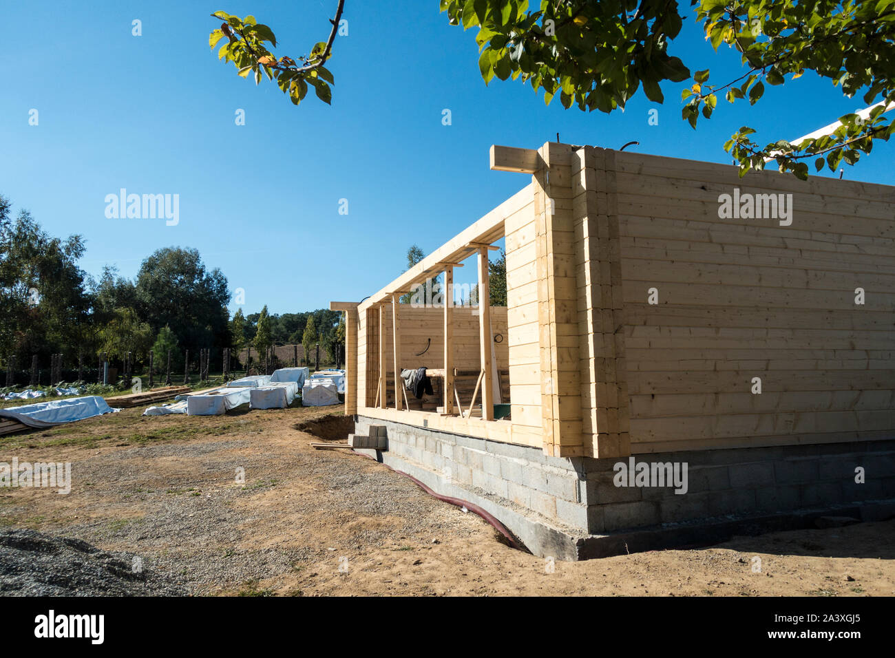 Self build house Stock Photo - Alamy