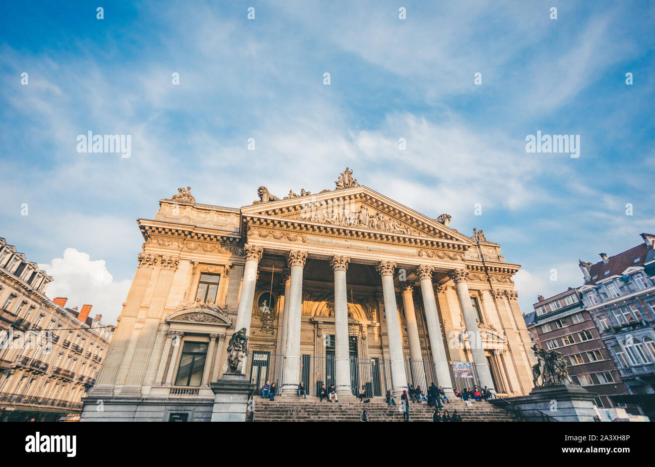 Brussels Stock Exchange, Belgium Stock Photo - Alamy