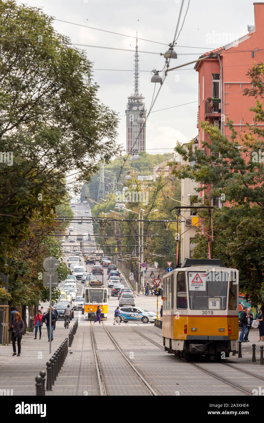 Trams sofia hi-res stock photography and images - Alamy