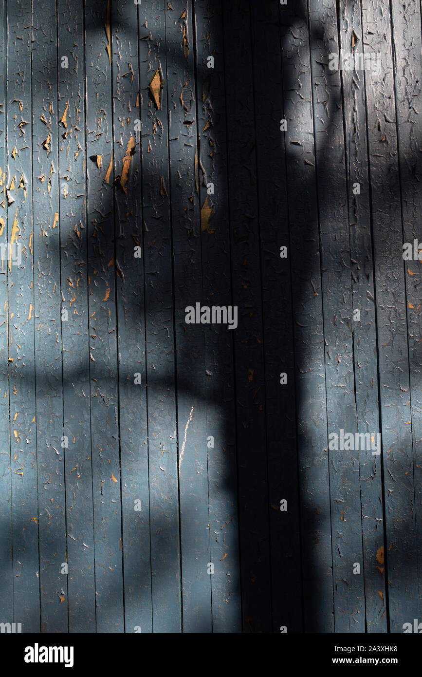 aged blue painted grunge wood texture background. Antique blue wood texture. Wooden planks shot ...