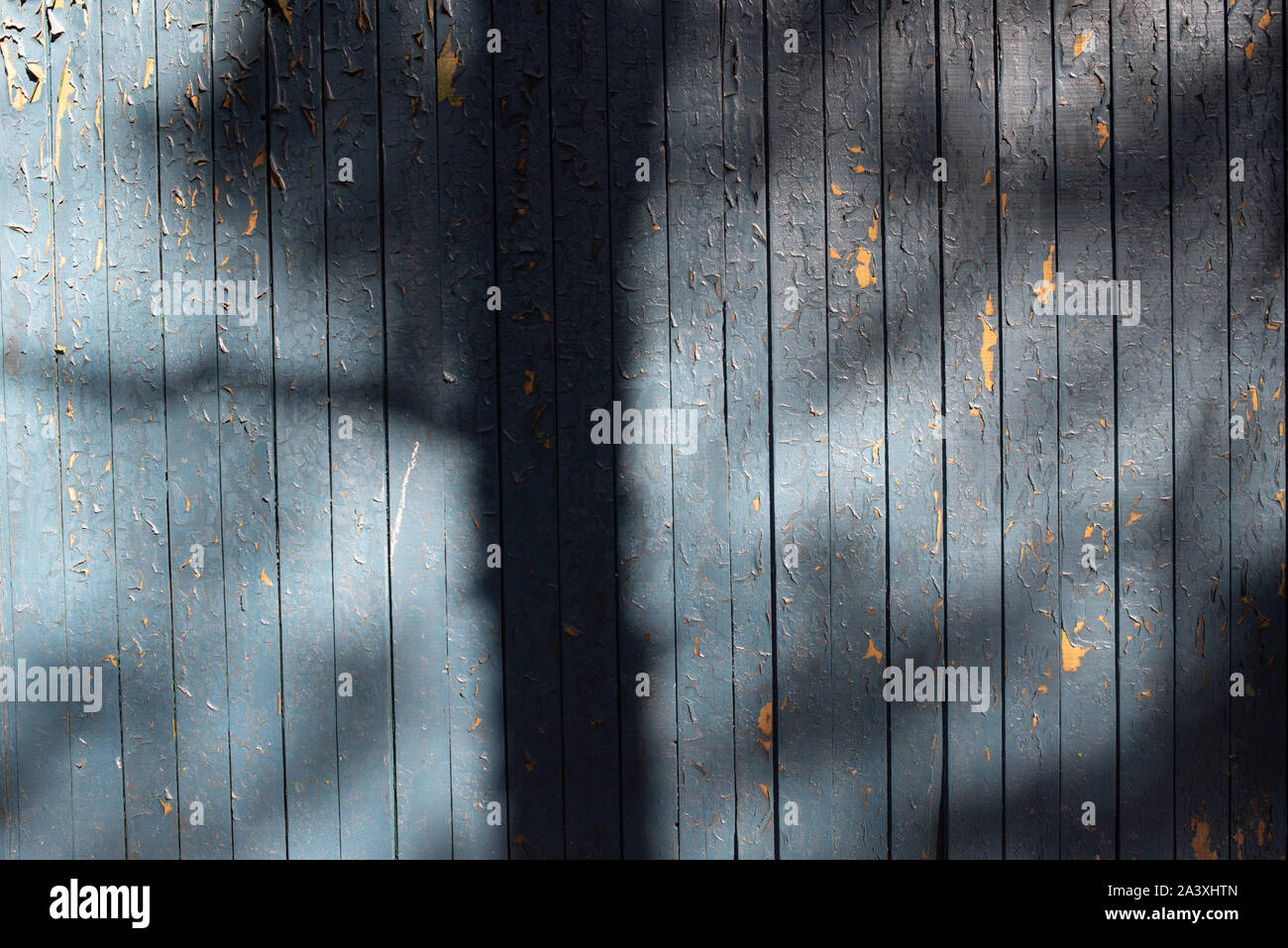 aged blue painted grunge wood texture background. Antique blue wood texture. Wooden planks shot ...