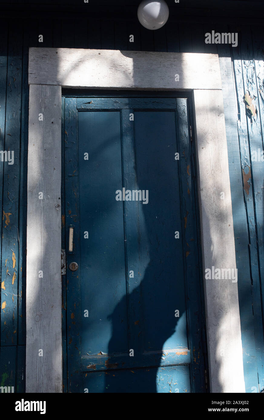 aged blue painted grunge wood texture background. Antique blue wood texture. Wooden planks shot ...