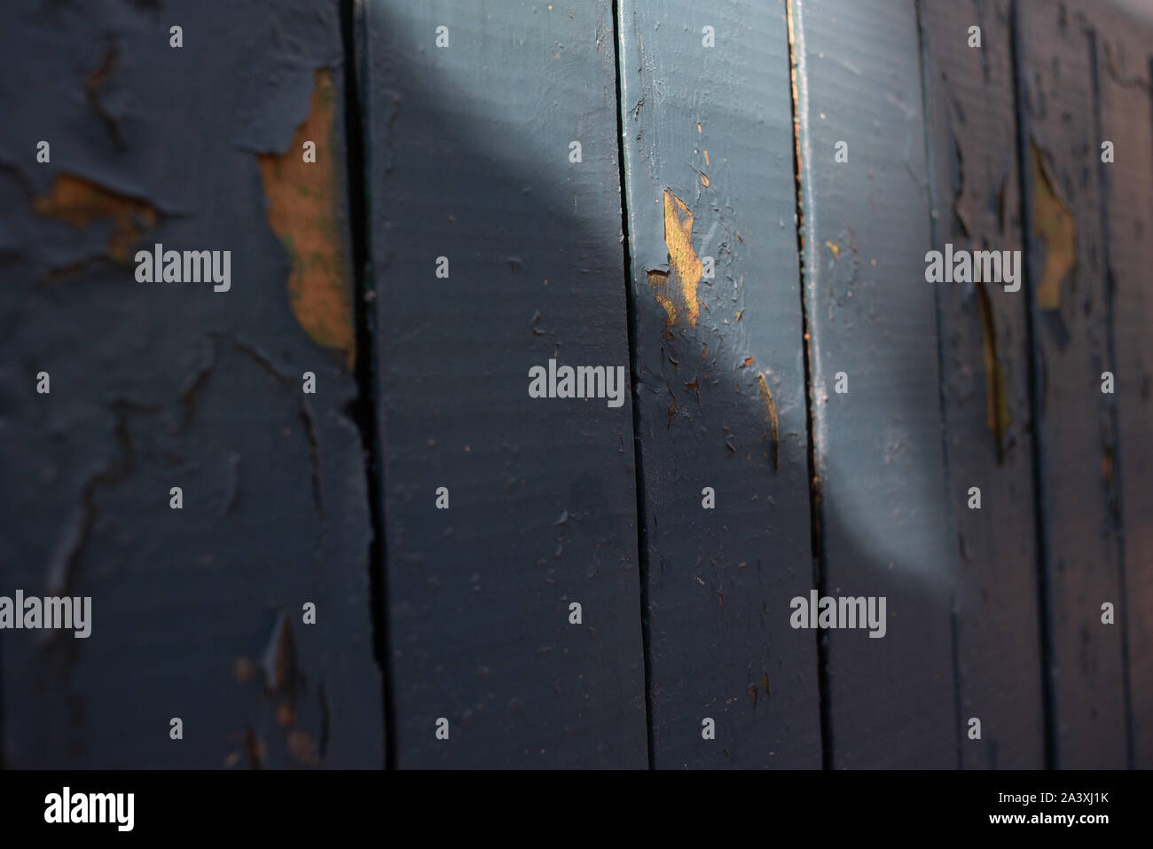 aged blue painted grunge wood texture background. Antique blue wood texture. Wooden planks shot ...