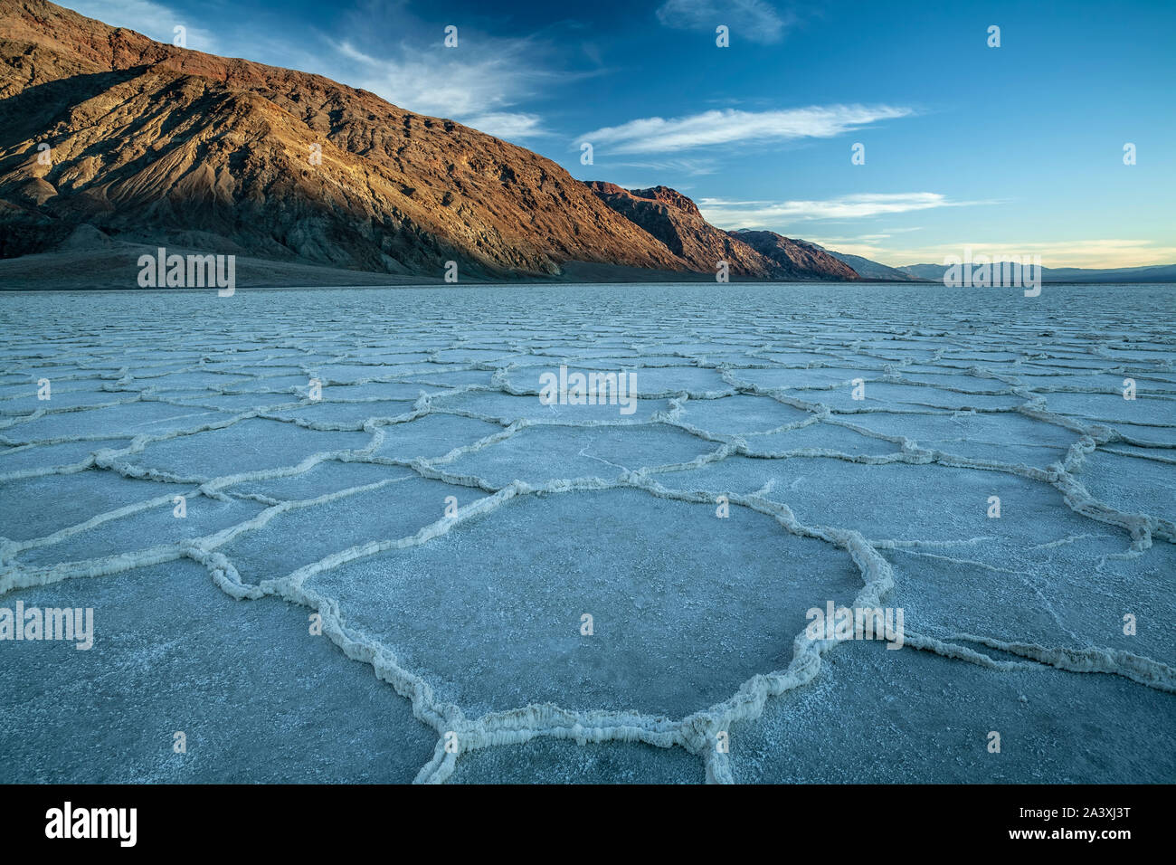 Salt polygons death valley hi-res stock photography and images - Alamy