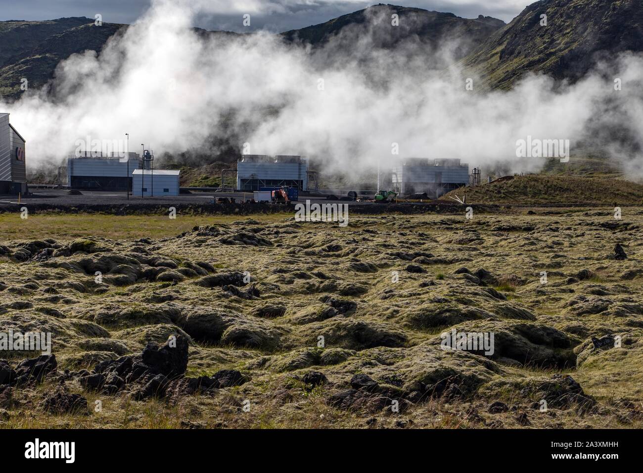 HELLISHEIDI GEOTHERMAL PLANT, THE LARGEST IN ICELAND, HENGILL, ICELAND ...