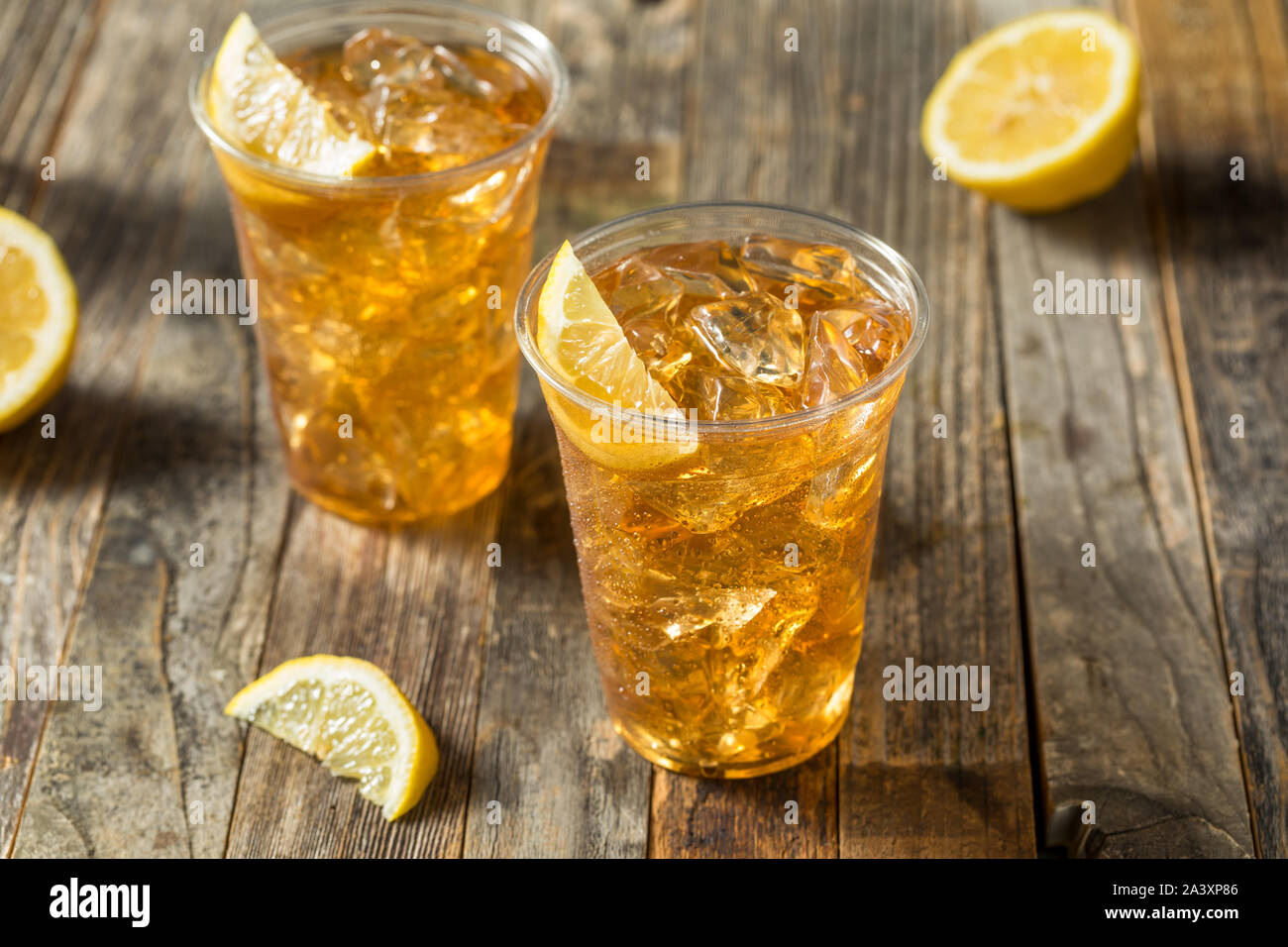 Refreshing Cold Iced Tea in a To Go Cup Stock Photo - Alamy