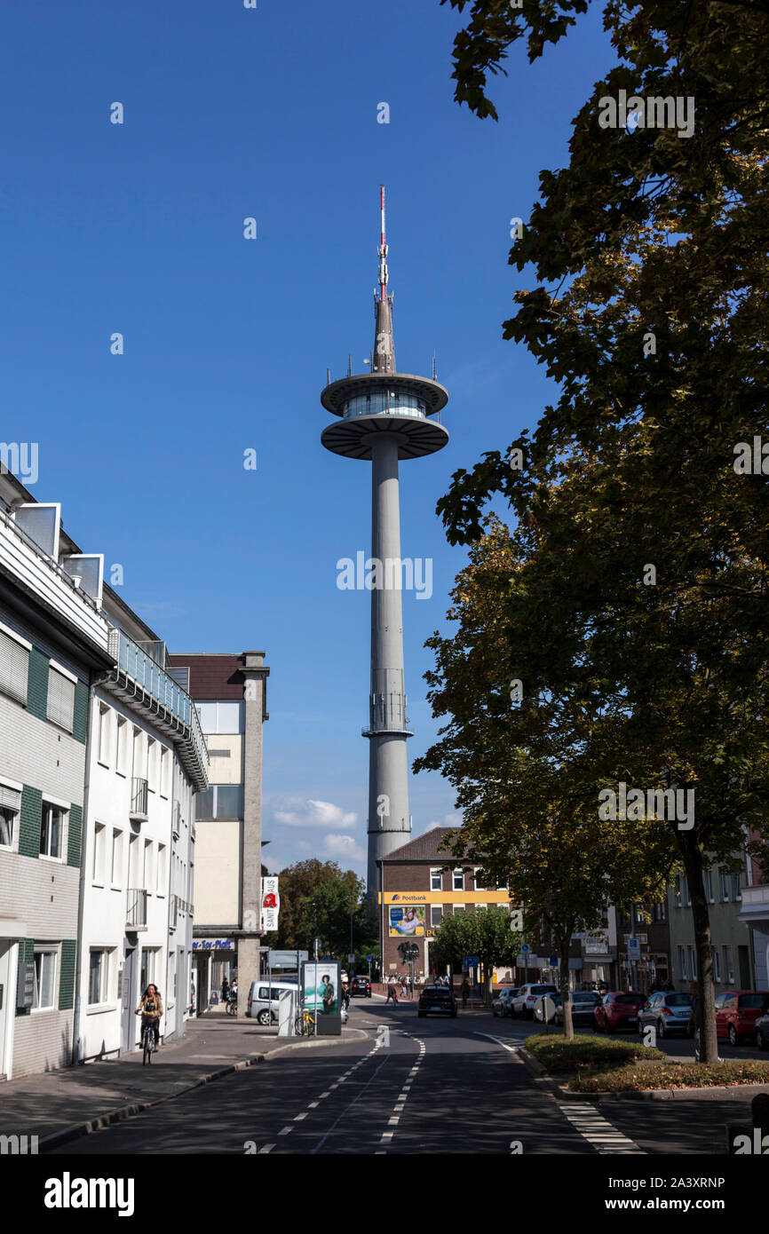 Telecommunication tower "Langer Heinrich" at the Deutsche Post, the ...