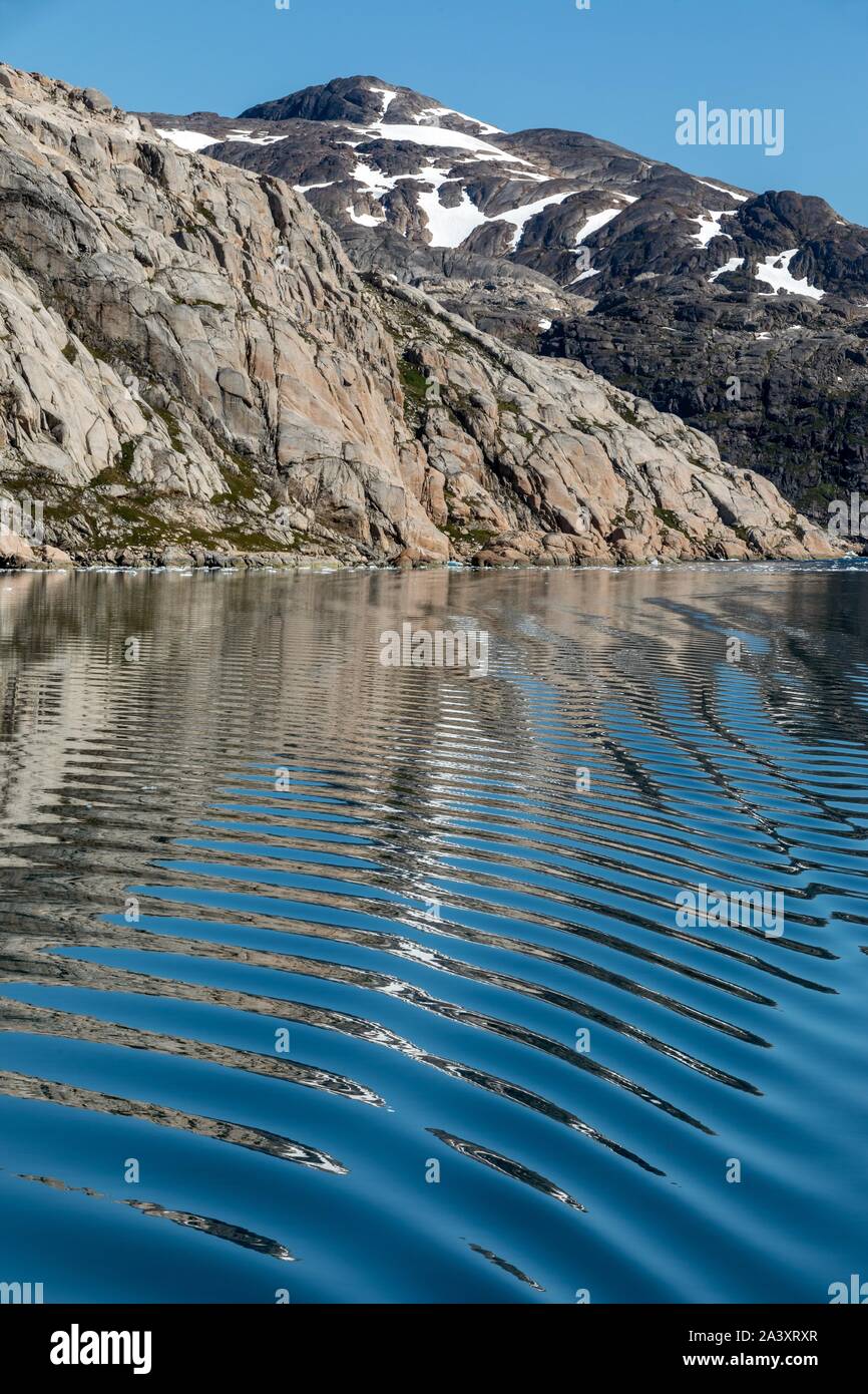 LANDSCAPE ON THE BANKS OF THE FJORD IN PRINCE CHRISTIAN SOUND ...