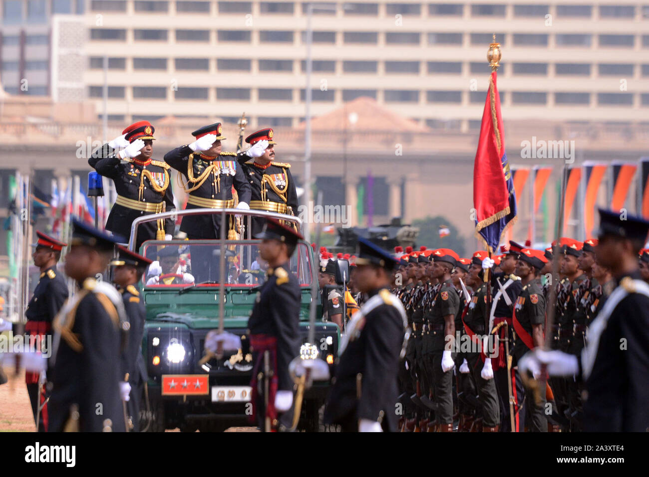 Colombo, Sri Lanka. 10th Oct, 2019. Sri Lankan Army Commander ...