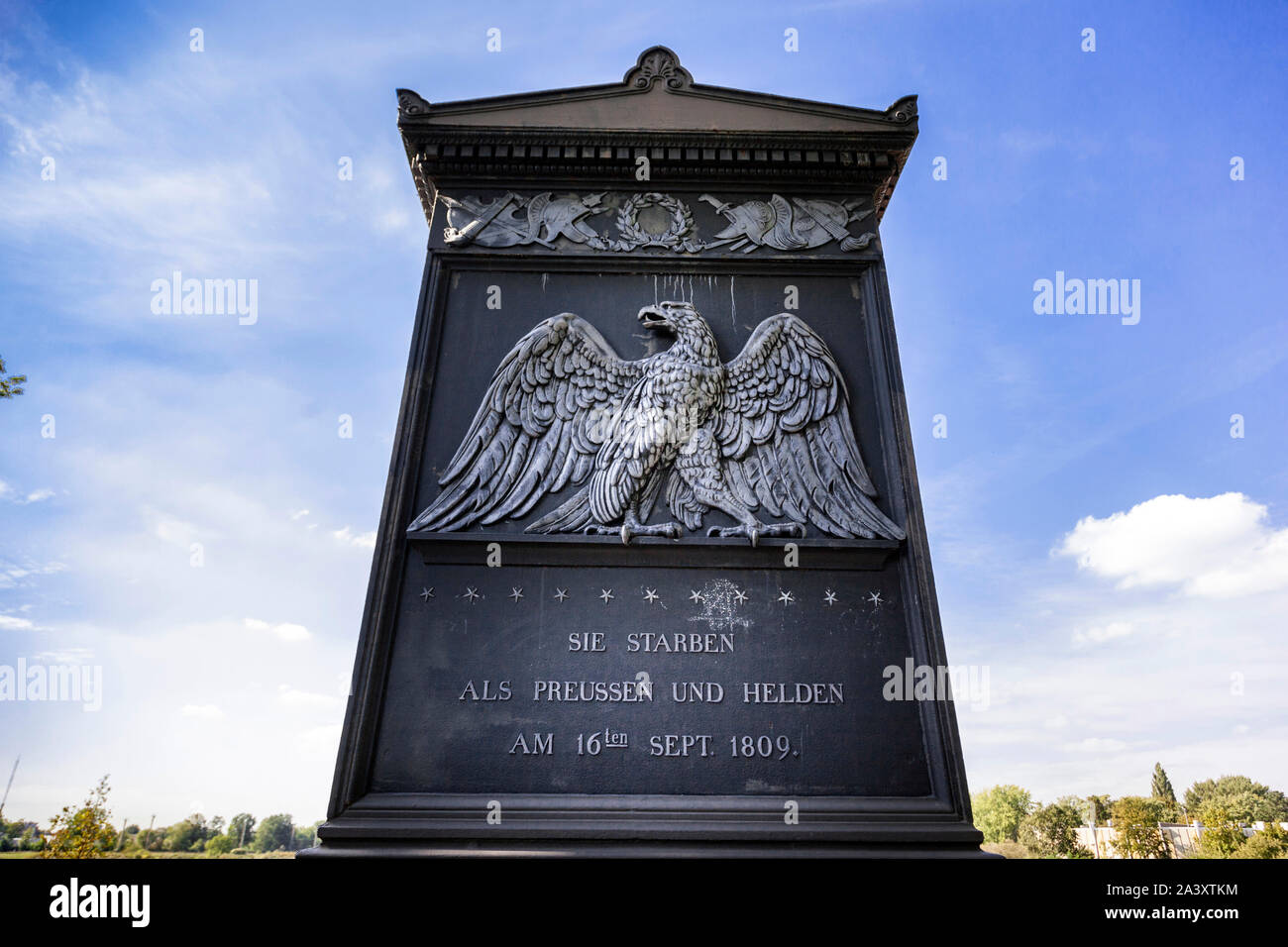 Schill-memorial in Wesel Stock Photo - Alamy