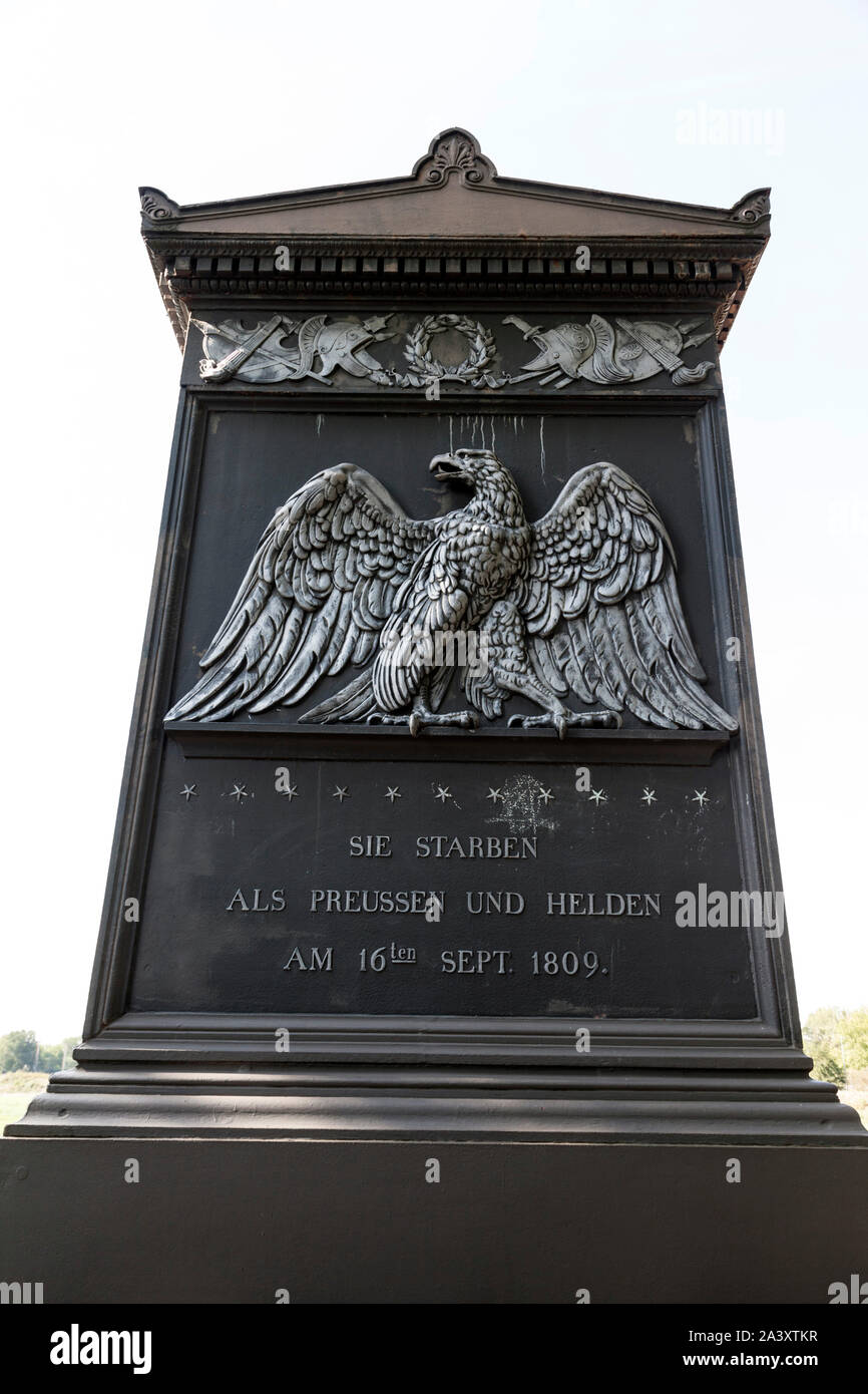 Schill-memorial in Wesel Stock Photo - Alamy