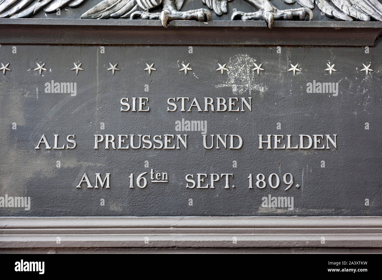 Schill-memorial in Wesel Stock Photo - Alamy