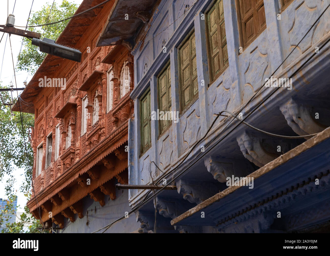 Old blue house of a brahmin, Rajasthan, Jodhpur, India Stock Photo - Alamy