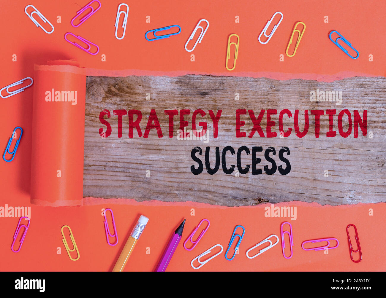 Conceptual hand writing showing Strategy Execution Success. Concept ...