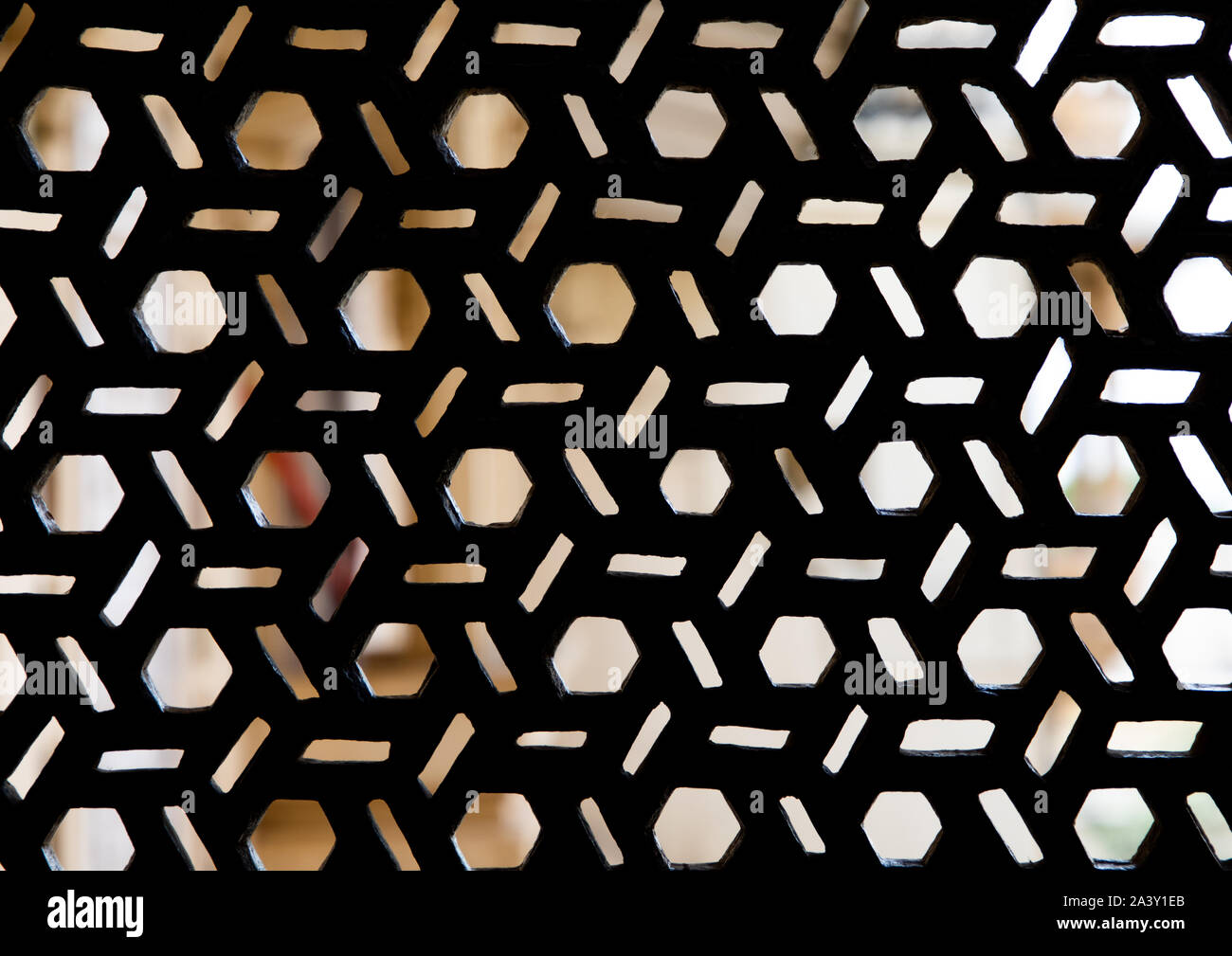 Jali window in the city palace, Rajasthan, Udaipur, India Stock Photo ...