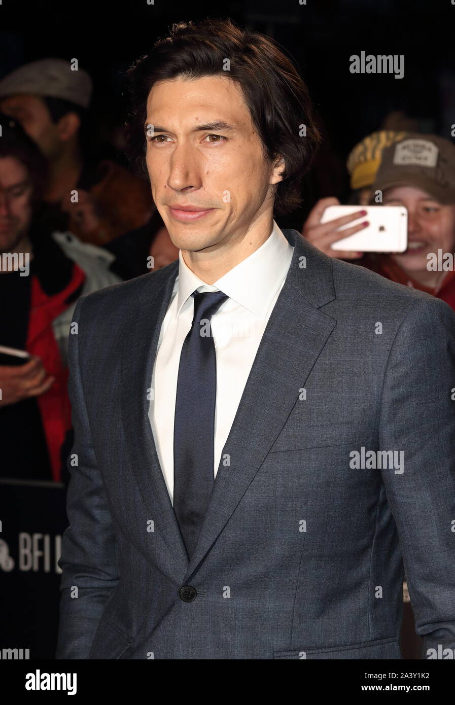London, UK. Adam Driver at The BFI 63rd London Film Festival Mayfair ...