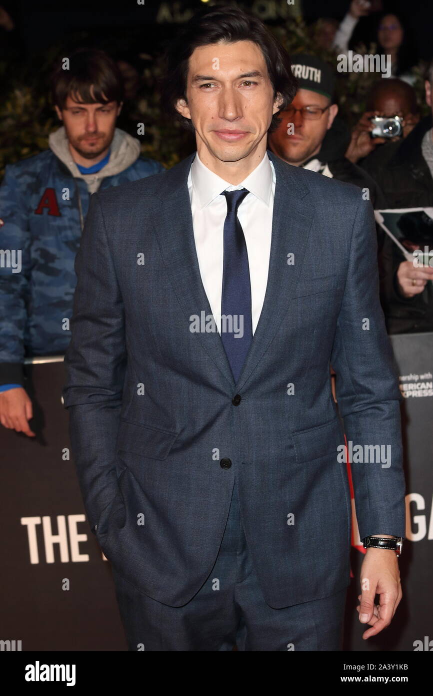 London, UK. Adam Driver at The BFI 63rd London Film Festival Mayfair ...