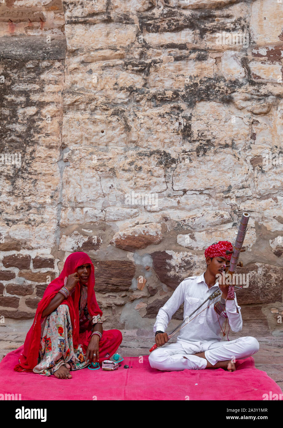 Rajasthani singer hi-res stock photography and images - Alamy