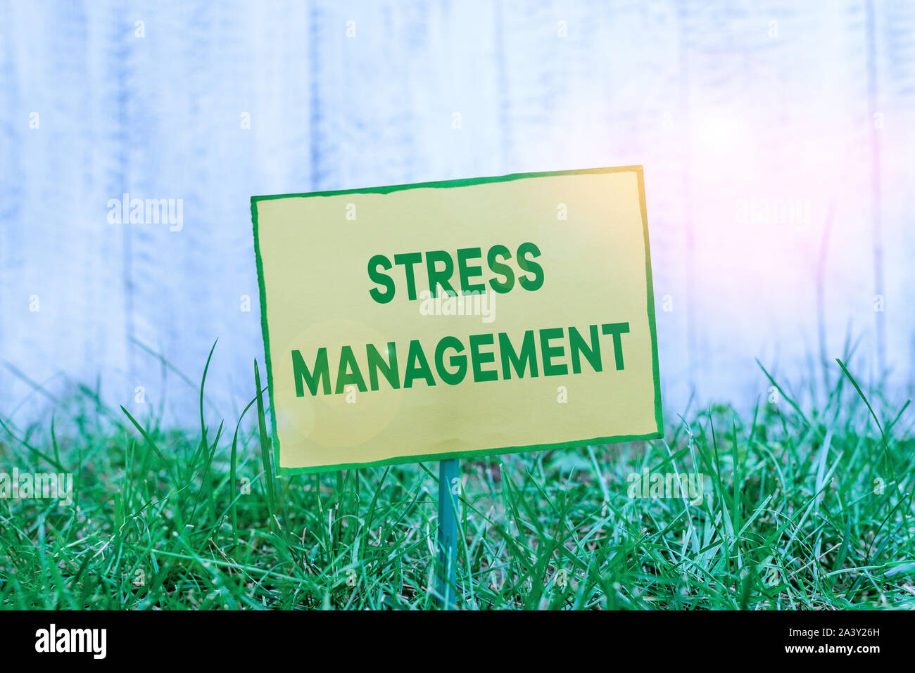 Handwriting text writing Stress Management. Conceptual photo method of ...