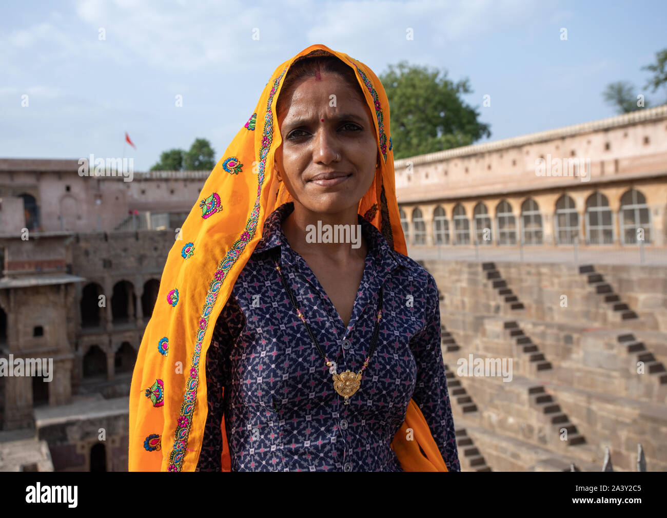 Rajasthani women in Chand Baori stepwell, Rajasthan, Abhaneri, India ...