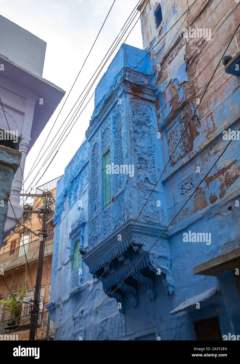 Old blue house of a brahmin, Rajasthan, Jodhpur, India Stock Photo - Alamy