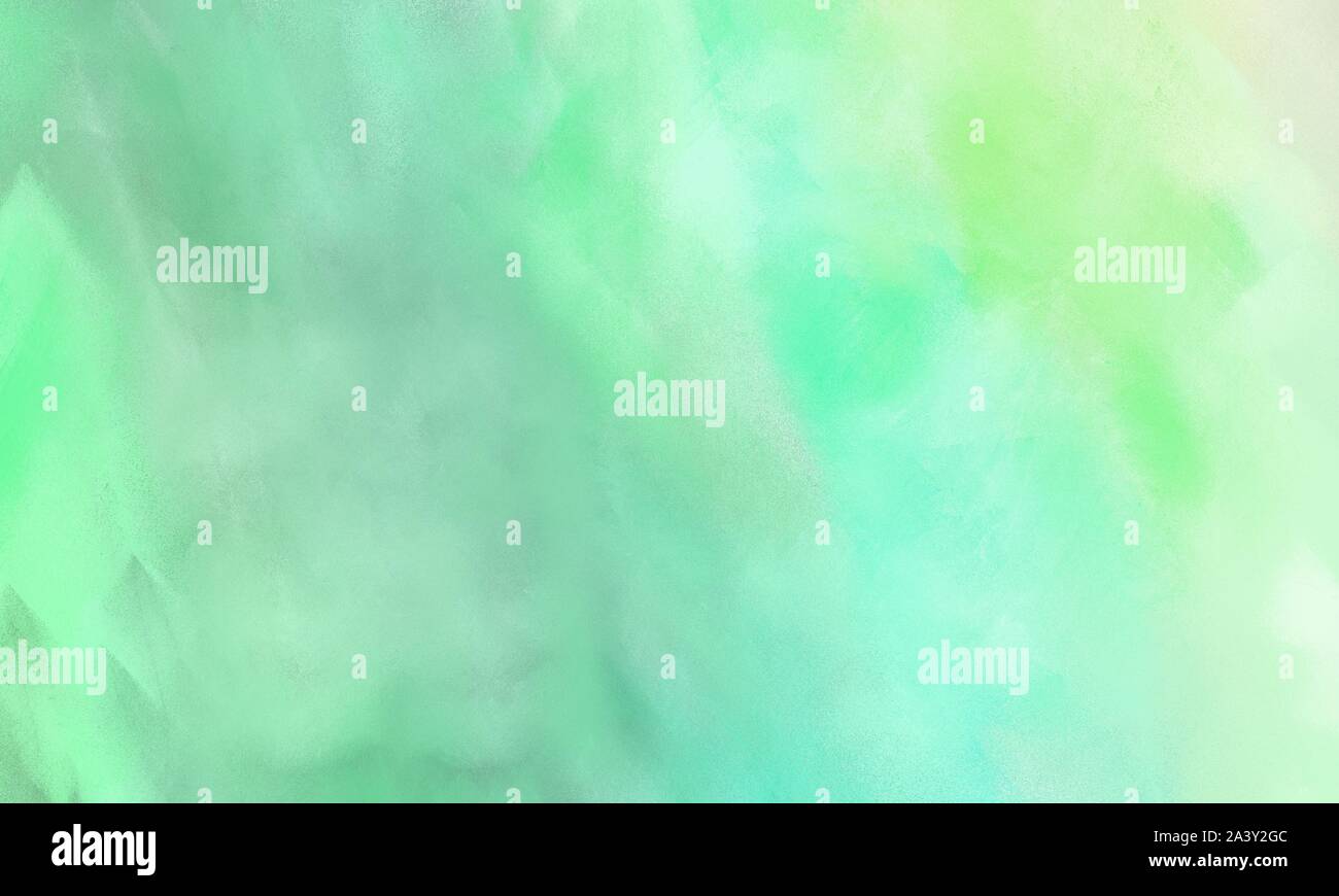 beautiful brushed background with colorful pale green, tea green and ...