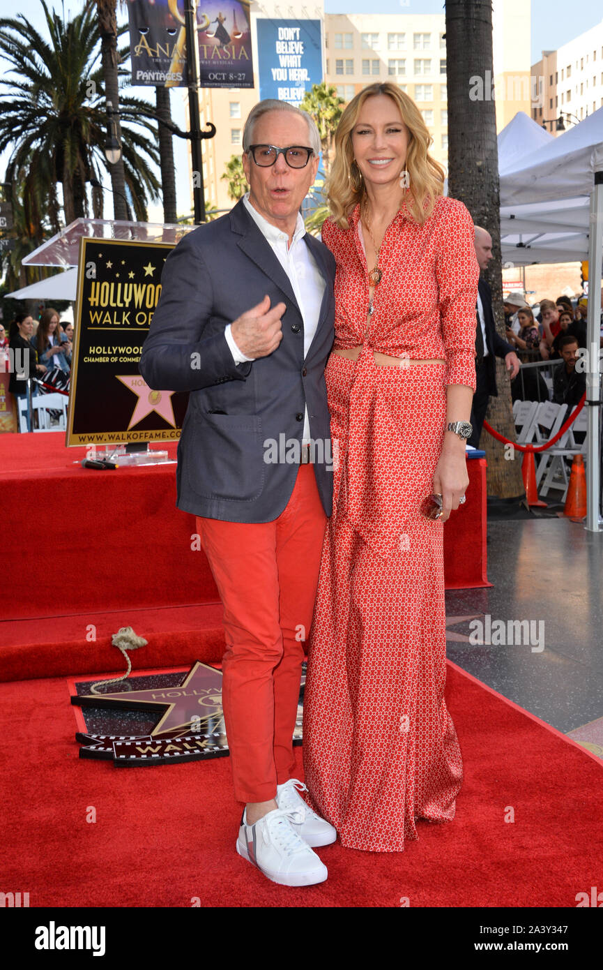LOS ANGELES, CA. October 10, 2019: Tommy Hilfiger & Dee Ocleppo ...
