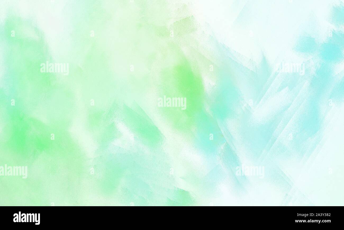 abstract brushed background with light cyan, tea green and powder blue ...