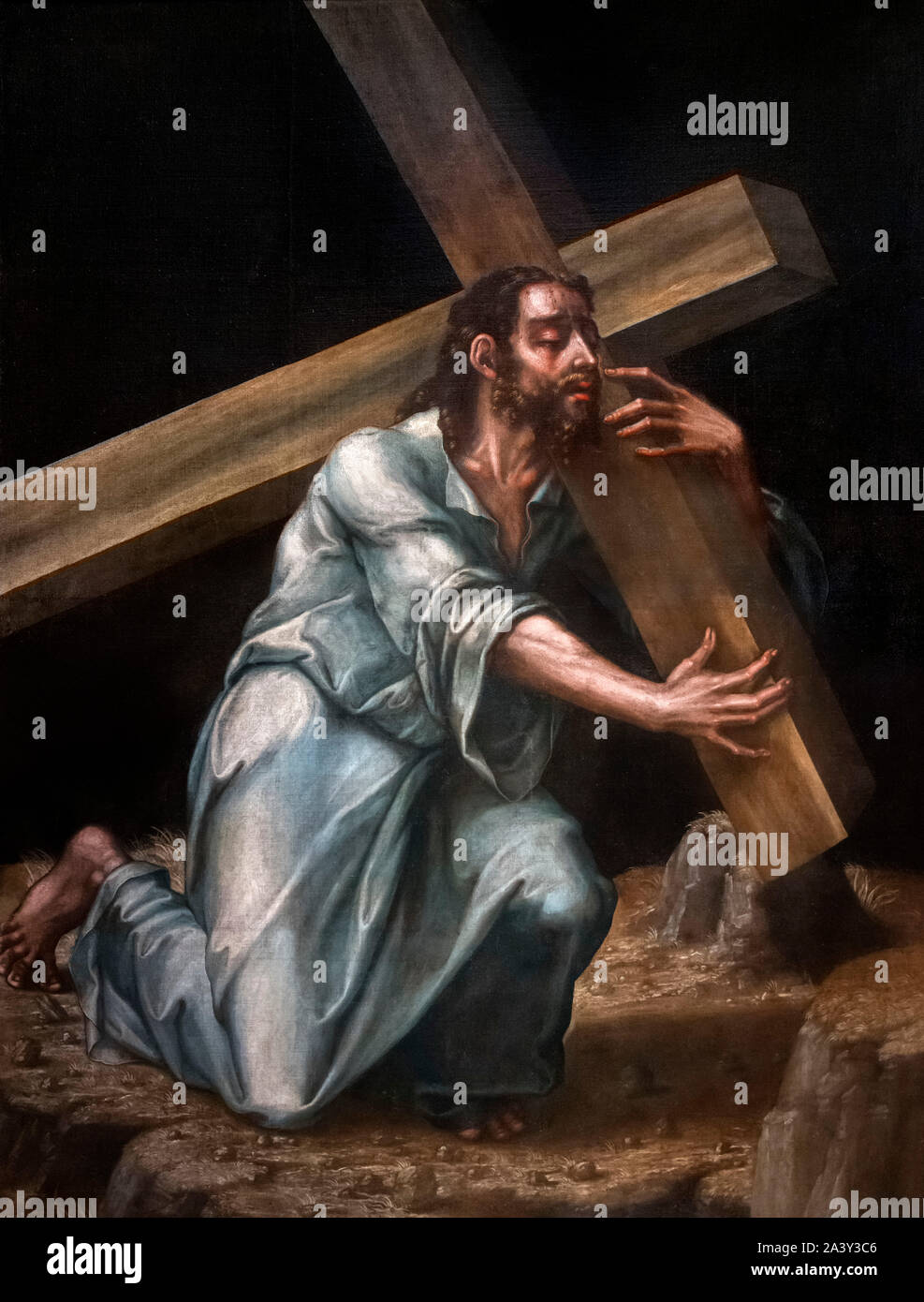 Christ carrying the cross hi-res stock photography and images - Alamy