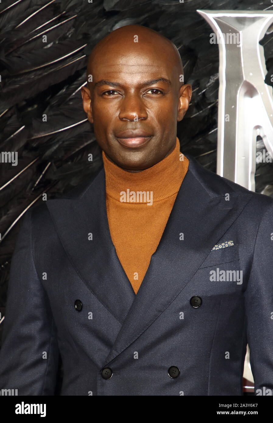 London.UK. David Gyasi at the Maleficent: Mistress Of Evil European ...
