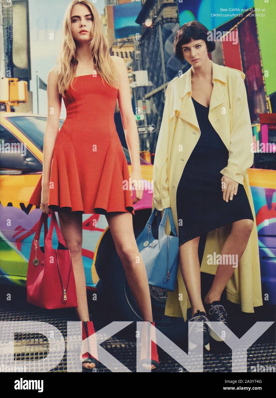 Cara delevingne 2014 dkny hi-res stock photography and images - Alamy