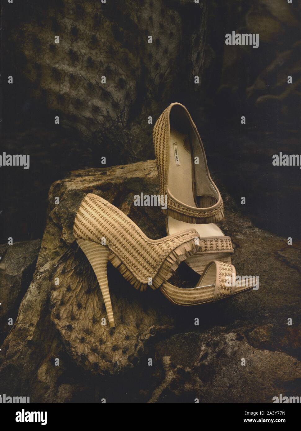 poster advertising Leon Max fashion house in paper magazine from 2014 ...