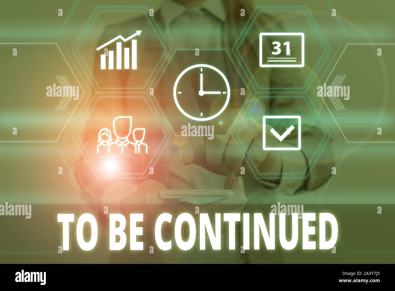 Writing note showing To Be Continued. Business concept for indicate ...