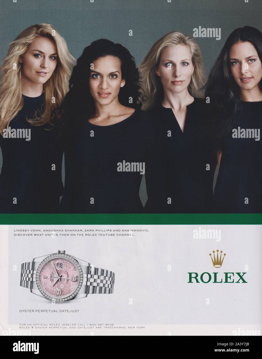 Vintage rolex advertisement hi-res stock photography and images - Alamy