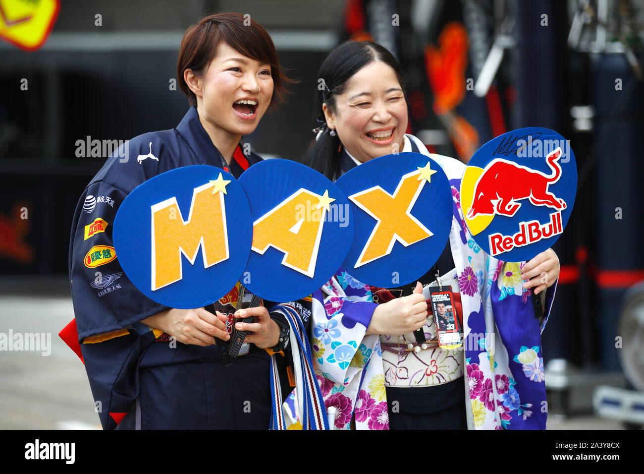 Suzuka, Japan. 10th Oct, 2019. Japanese fans F1 : Japanese Formula One ...