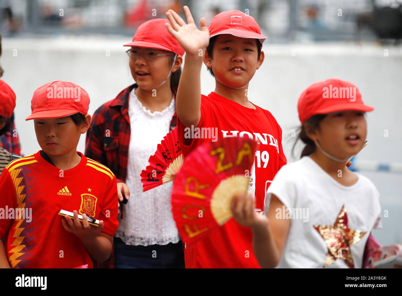 Suzuka, Japan. 10th Oct, 2019. Japanese fans F1 : Japanese Formula One ...