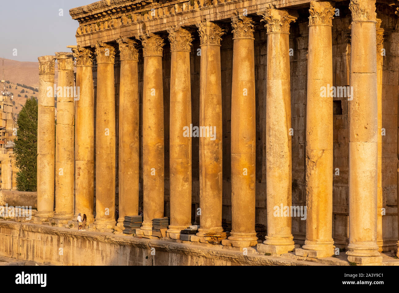 Temple of Bacchus, Baalbeck, Bekaa Valley, Lebanon Stock Photo - Alamy