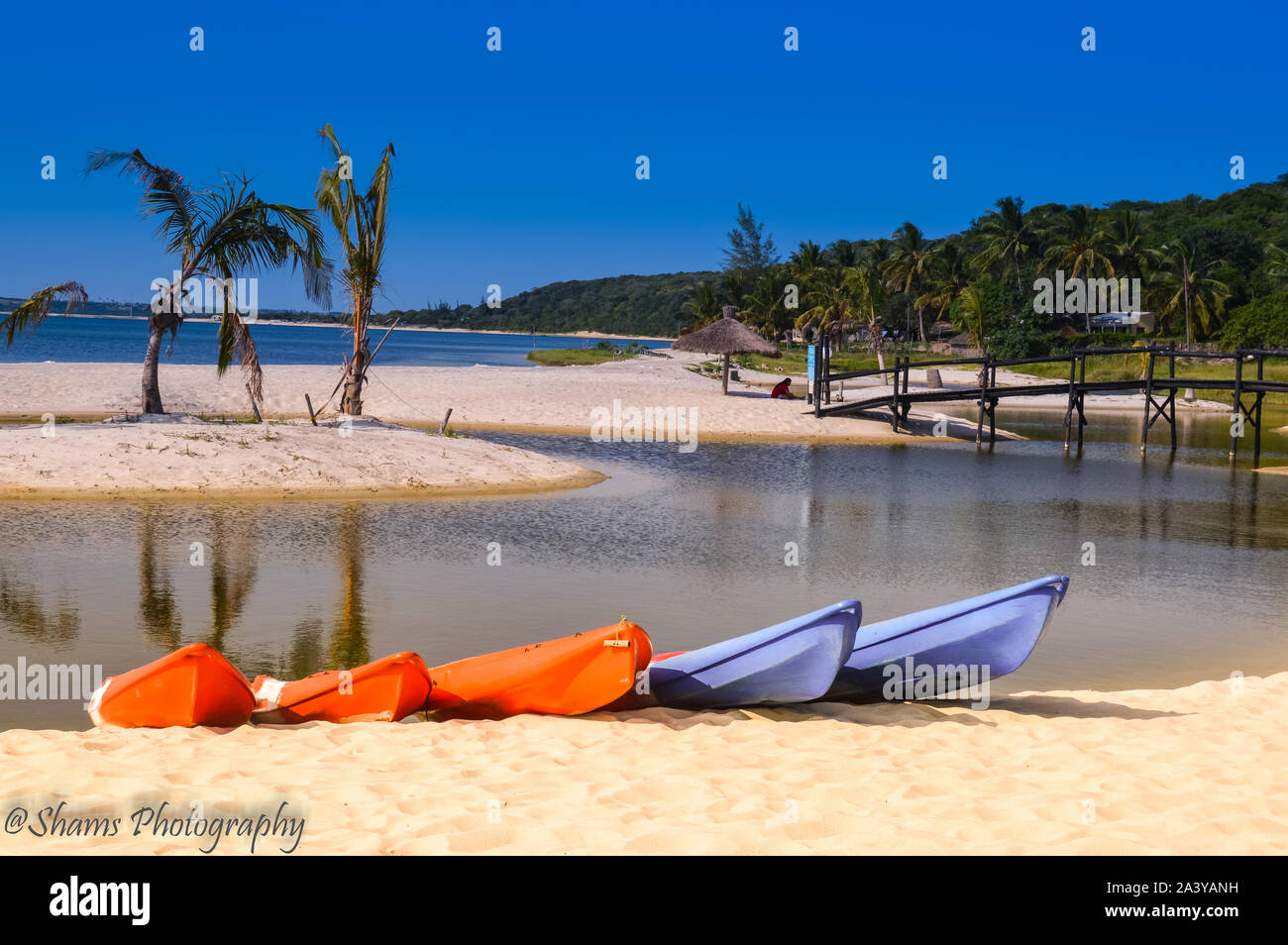 Bilene beach Lagoon is a turqoise green beach , lagoon , back waters ...
