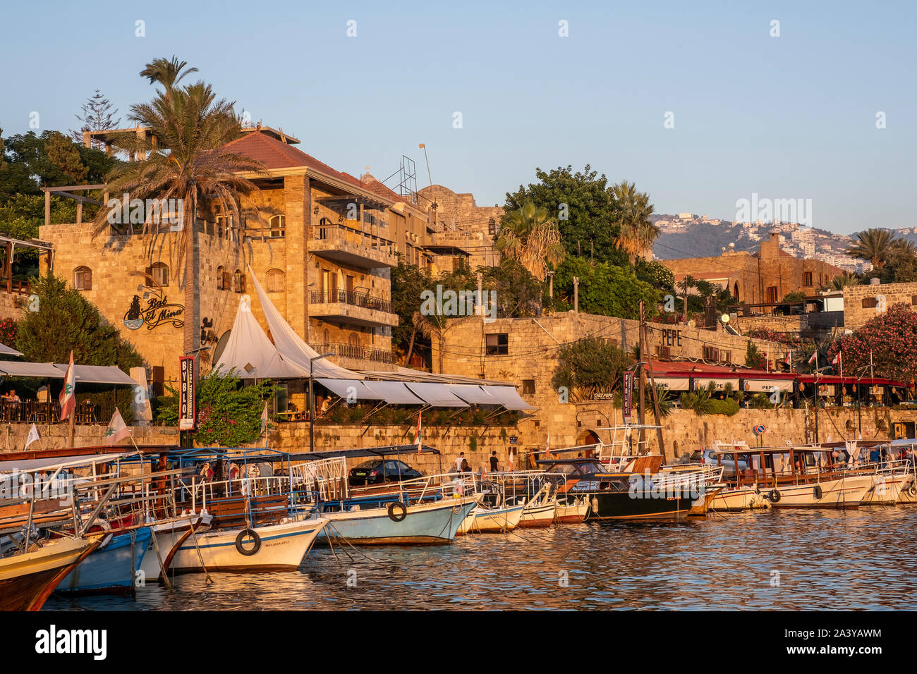 Port, harbour, Byblos, Lebanon Stock Photo - Alamy