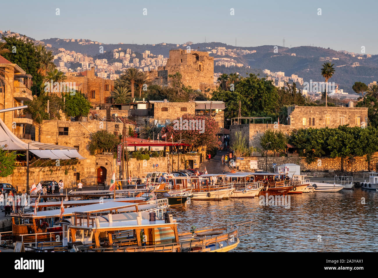 Port, harbour, Byblos, Lebanon Stock Photo - Alamy
