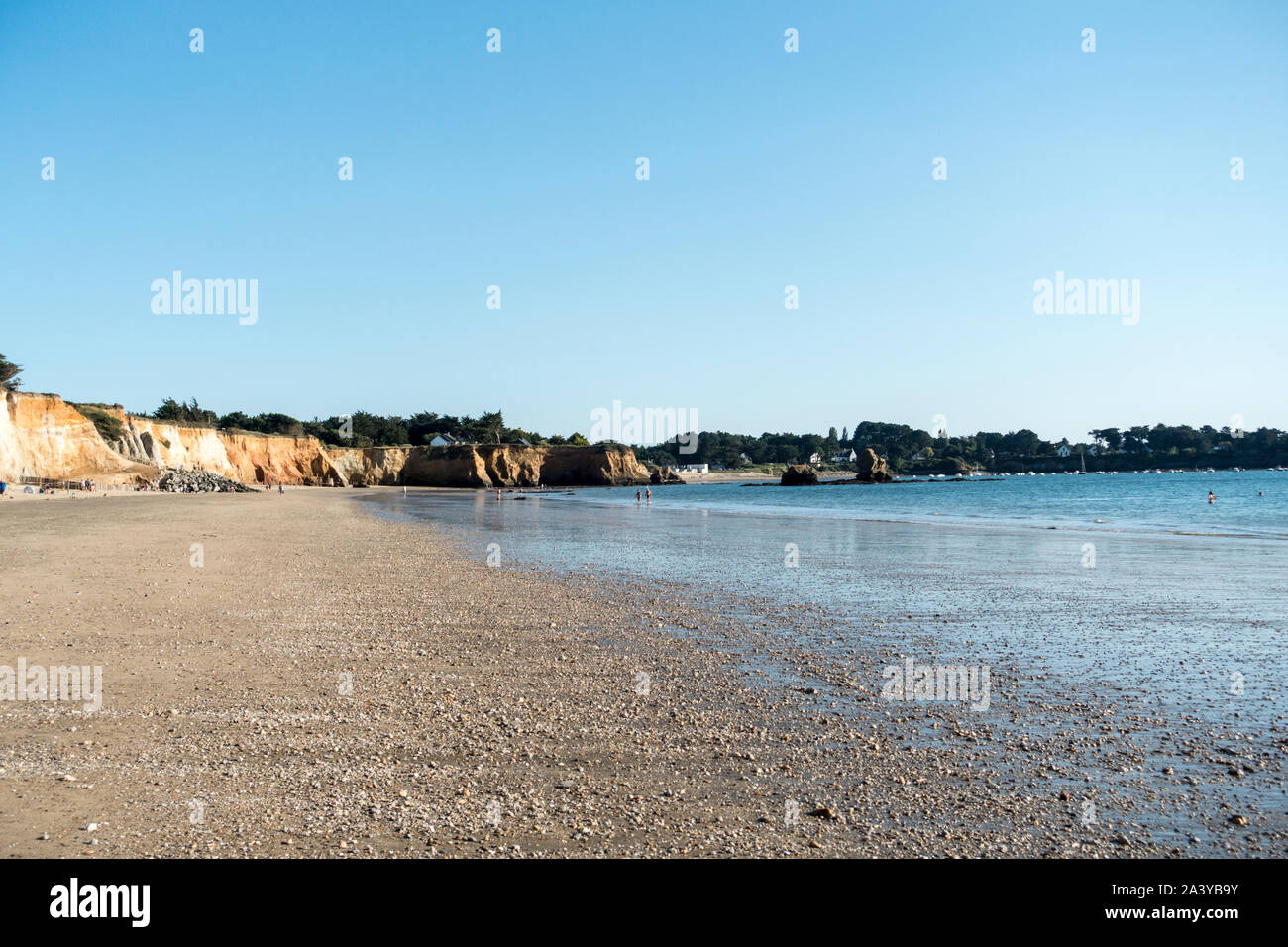 Beaches in Brittany France Stock Photo - Alamy