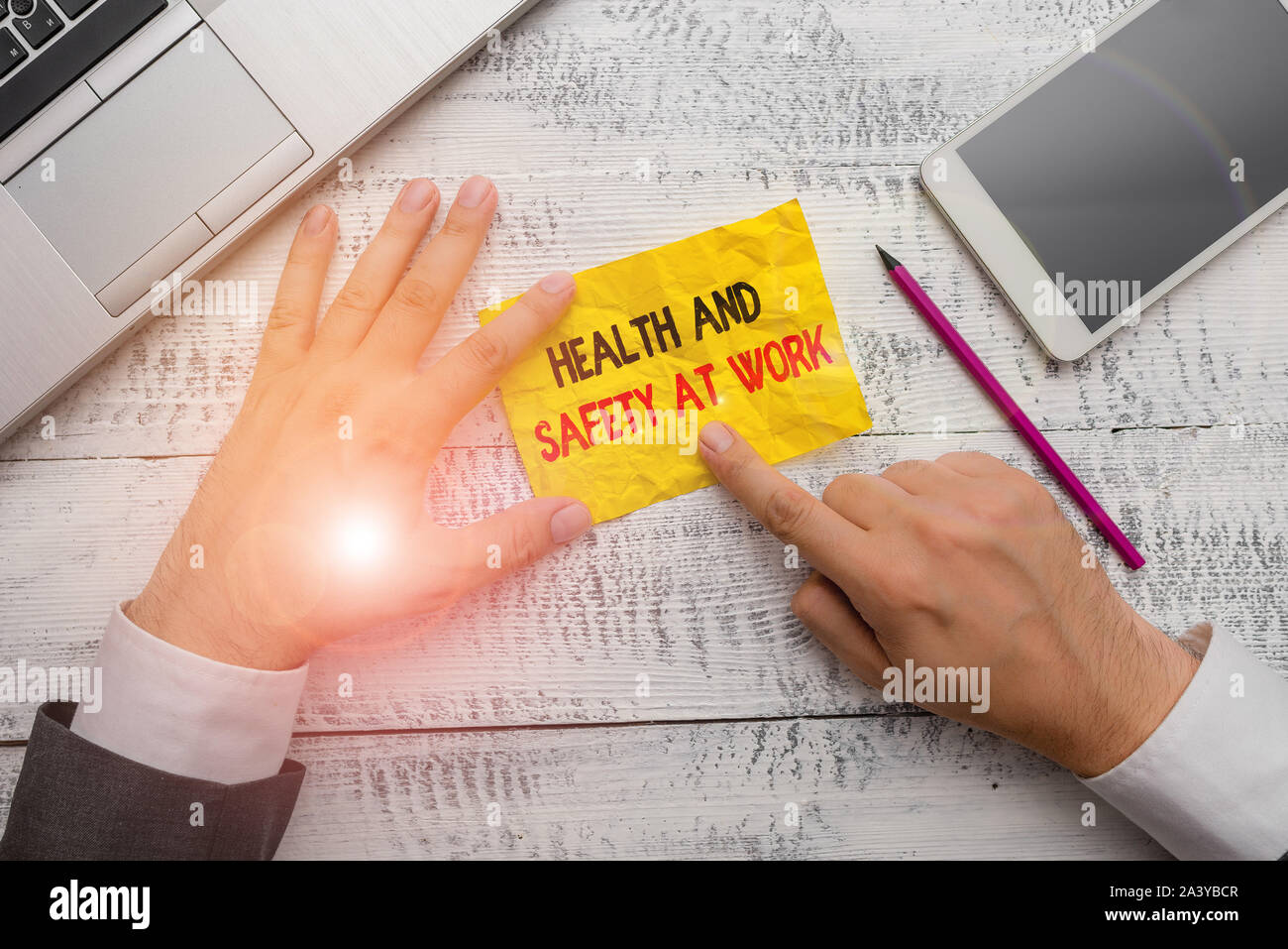 Word writing text Health And Safety At Work. Business photo showcasing ...