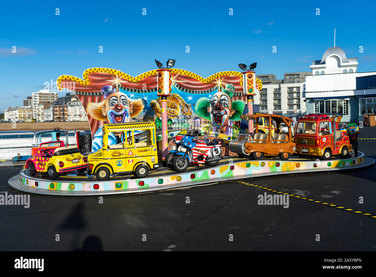 Childrens fairground roundabout hi-res stock photography and images - Alamy