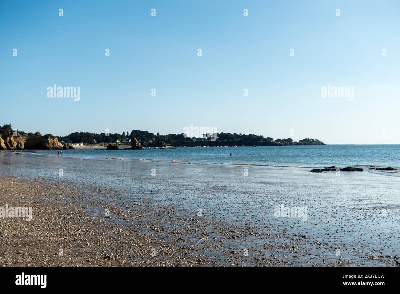 Beaches in Brittany France Stock Photo - Alamy