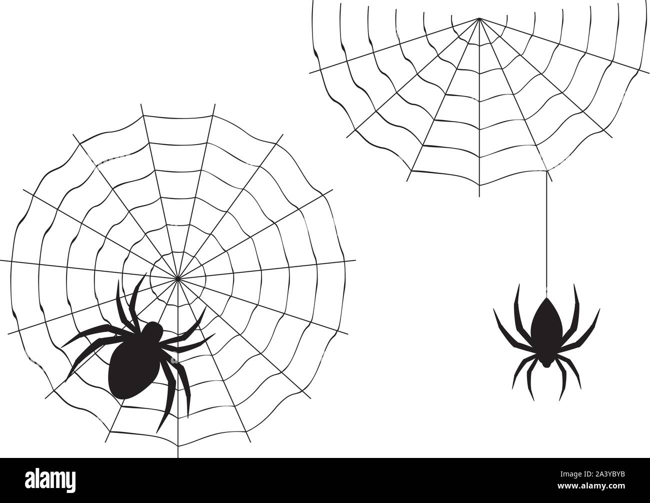 Abstract illustration of cartoon halloween spider design Stock Vector ...