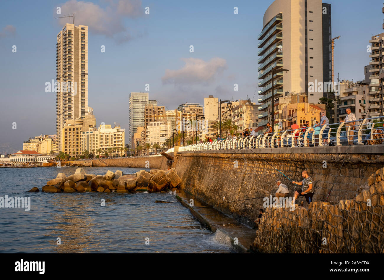 Beirut cityscape waterfront lebanon hi-res stock photography and images ...