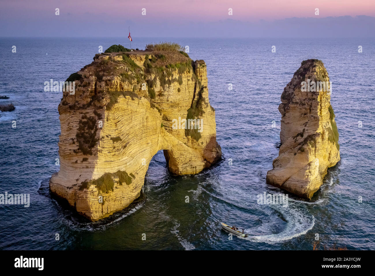 Raouche Rocks, Beirut, Lebanon Stock Photo - Alamy