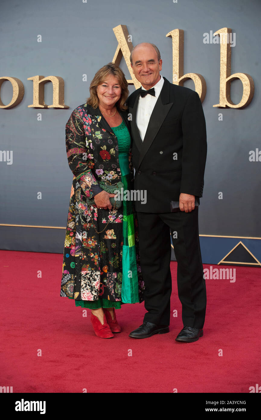 Seen arriving for the world premiere of Downton Abbey, at Cineworld ...