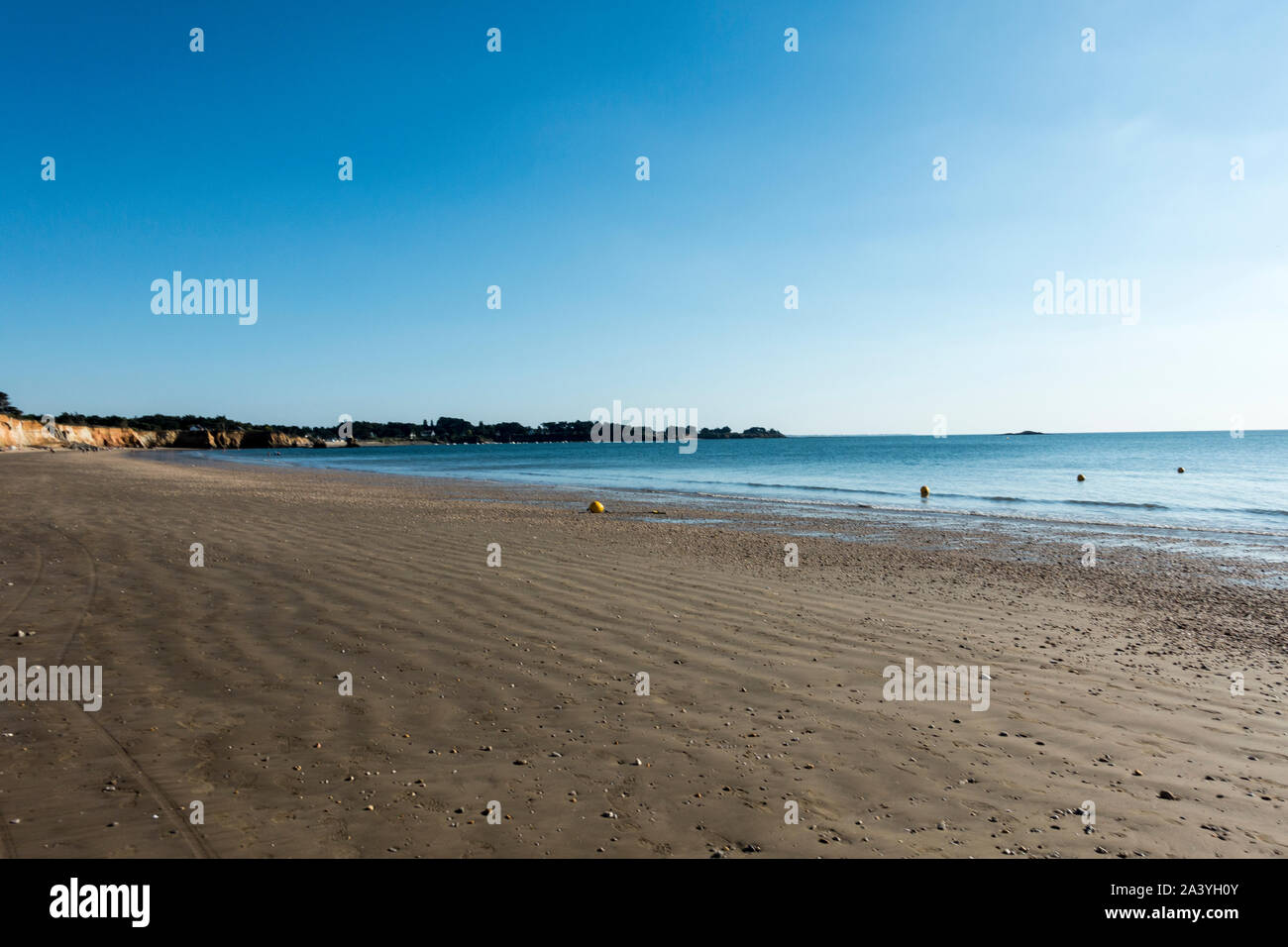 Beaches in Brittany France Stock Photo - Alamy